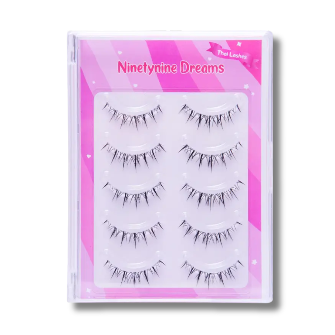 Thai Style Lashes | Spiky Strip Lashes | Ninetynine Dreams