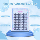 100PCs Fantasy Lashes | Spiky Manhua Lashes | Ninetynine Dreams
