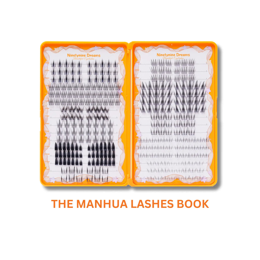 The Manhua Lashes Book | Spiky False Lashes Set | Ninetynine Dreams